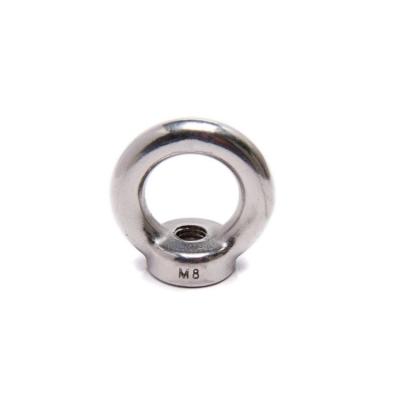 China DIN582 Rigging Hardware Eyenut Stainless Steel Lifting Eye Ring Nuts Lifting Eye Nuts for sale