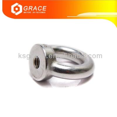 China DIN582 Rigging Hardware Eyenut Stainless Steel Lifting Eye Ring Nuts Lifting Eye Nuts for sale