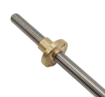 China Factory wholesale 8mm 10mm 12mm 14mm 16mm Fast-Travel Precision Thread Lead Screw ball screw for sale