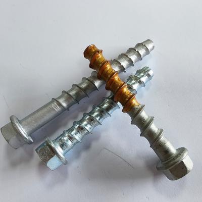 China Concrete self-tapping screw anchors Cement self-cutting screw anchors Expansion screws hexagonal flange self-cutting anchors for sale