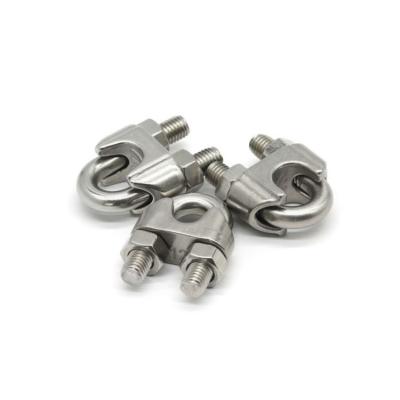 China DIN 741 Heavy Duty US Type Carbon Steel Drop Forged Wire Rope Clip Wire Rope Clamp for sale