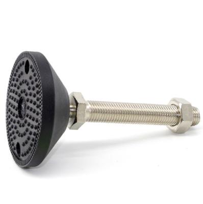 China Anti Slip Revolving Adjustable Metal Leveling Foot Adjustable Foot With Nylon Base for sale