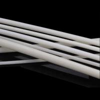 China White Plastic Rubber Nylon Full Threaded Rod DIN975 M4 - M20 for sale