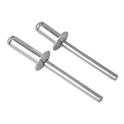 China Blue white zinc Open End Blind Rivets DIN7337 M2.4 - M6.4 for sale