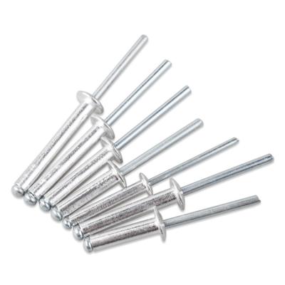 China Blue white zinc Open End Blind Rivets DIN7337 M2.4 - M6.4 for sale