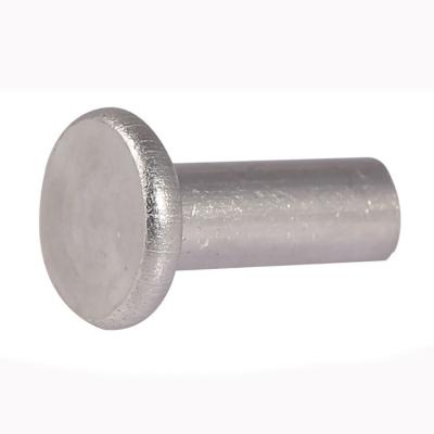 China SUS304 / SUS316 Stainless Steel Flat Round Head Rivets Solid for sale