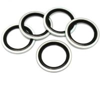 China Customize Metal Rubber Bonded Sealing Washers Thread Compact Washer for sale