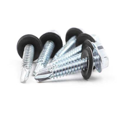 China Tek Wood Hex Self Drilling Screw With epdm Washers Roofing Screw for sale