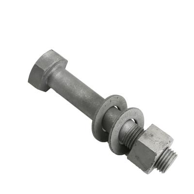 China Industrial Grade Steel DIN931 DIN933 Grade 4.8 8.8 10.9 12.9 M25 ASTM A325 Heavy Hex Head Bolts And Nuts For Heavy Duty for sale