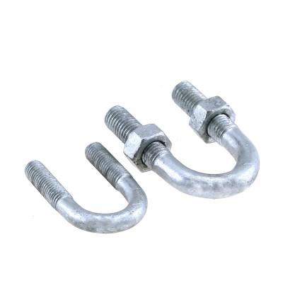 Cina Richiesta personalizzata 4 pollici 2 1 2 Acciaio Galvanizzato Clamping Quadrato Pilota pesante Tractor Fornitura di fibra di carbonio U bulloni in vendita