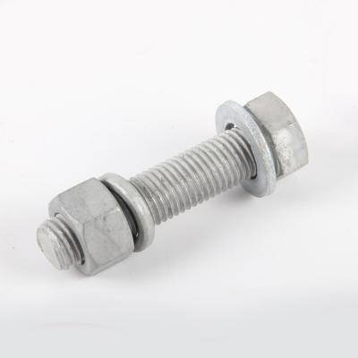 Cina Acciaio galvanizzato a filo intero per bulloni esagonali a vite M8 M16 Fissure zincate 5/8