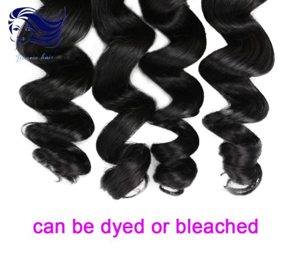 Bewegen kambodschanisches Jungfrau-Haar Remy Human Double Wefts lose natürliches Schwarzes wellenartig