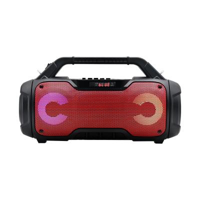 China Double 3 Inch Mini USB FM AUX SPEAKER Portable Wireless BT Speaker Home Theatre System for sale