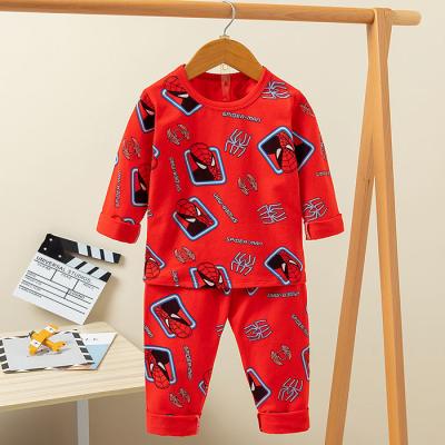 中国 秋の子供はパジャマの一定の完全な花の長いパジャマ セットを印刷した 販売のため