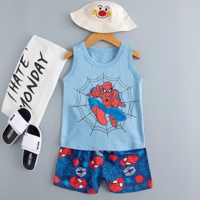 Китай Тонкий мультфильм напечатал кожи хлопка Nightwear набор Pj жилета чистой дружелюбный продается