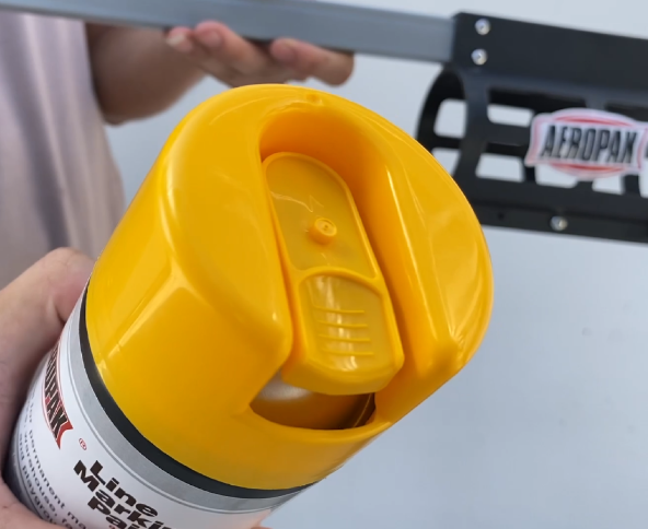 Line marking paint nozzle