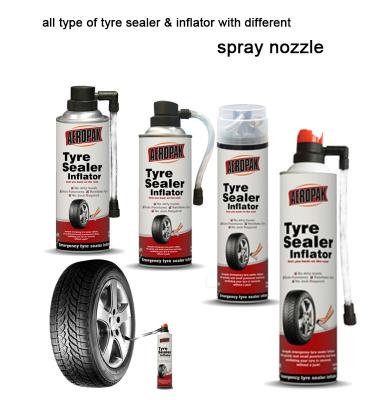 China Aeropak Bike Tire Sealer And Inflator 500ml Emergency Portable Tire Repair for sale