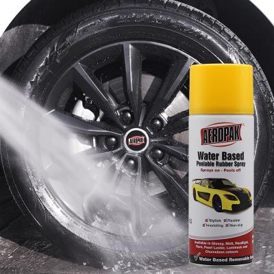 China Low VOC Matte Peelable Rubber Spray Paint Water Based For Car for sale