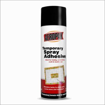 China Aeropak 500ml Temporary Adhesive Spray For Embroidery OEM / ODM for sale