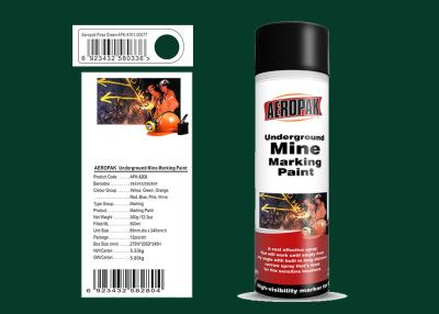 Китай Зеленый цвет представления краски для пульверизатора подземного рудника AEROPAK 500ML отмечать для конструкции с ROHS продается