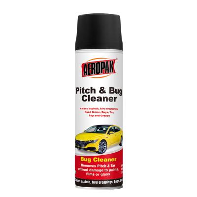 China Aeropak Pitch Cleaner Spray Car Surface Cleaning Bug And Tar Remover 500ml for sale