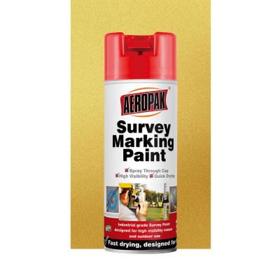 China 500ml Upside-down Inverted Ecofriendly High Visibility Survey Marking Paint Spray for sale