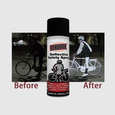 China Aeropak 200ml Reflective Spray Paint Light Safety Reflective Aerosol Spray for sale
