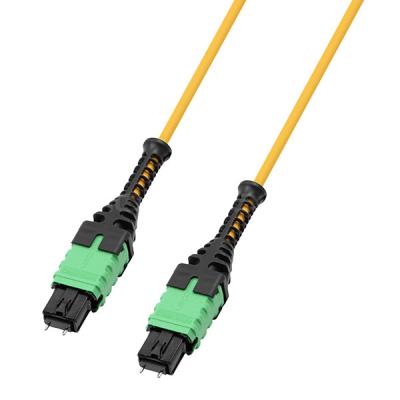 China OS2 Yellow Jacket 12 Fiber Trunk Cable , MPO Trunk Cable For Datacenter for sale