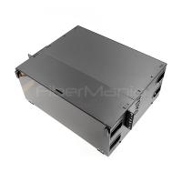 China 4U 19-Inch Fiber Patch Panel Rack Mount with 12 LGX Adapter Slots and 144-Core Capacity for sale