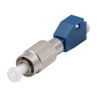 China FC Male To LC Female Single Mode Simplex Fiber Optic Adapter/Coupler – Blue for sale