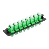 China 8-Port LC Fiber Optic Adapter Panel - 129x29mm High-Density Patch Panel for Single Mode & Multimode Applications for sale