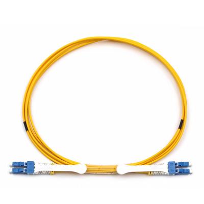 China LC UPC To LC UPC Fiber Optic Cable Duplex Single Mode With Pull Tab for sale