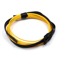 Quality SC APC Fiber Optic Breakout Cable LSZH Patch Cord 3.0mm Yellow Both End With for sale