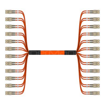 China SC a SC 24 Câmbio multimodo 62.5/125 OFNR Cabo de ruptura 3,0 mm Laranja à venda