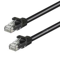 China CAT.5E Booted UTP Ethernet Patch Cable with 50μ Gold-Plated RJ45 Connectors - 1-100M Length Options for sale
