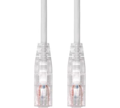 China Data Center CAT.6A Unshielded (UTP) 28AWG Slim Ethernet Network Patch Cable for sale