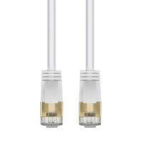 China CAT.6A Shielded STP 36AWG Slim Ethernet Cable - 500MHz 10G Network Patch Cord with 50-Micron Gold Plating for sale