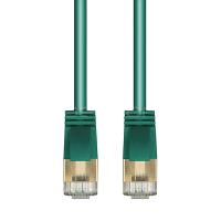 China CAT.6A Shielded STP 36AWG Slim Ethernet Cable - 500MHz 10G Network Patch Cord with 50-Micron Gold Plating for sale