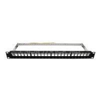 China 24 Port Shielded Keystone Patch Panel 1U 19