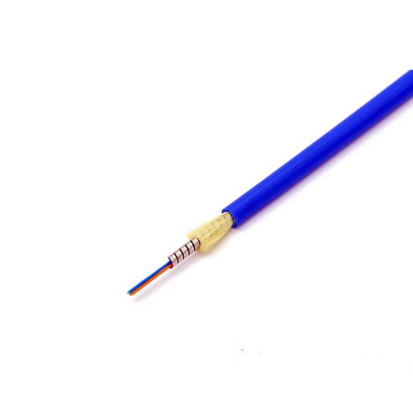 Quality Indoor Optical Fiber Cables Unitube Fiber Optic Cable Duplex Armored for sale