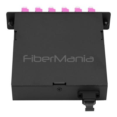 Cina Cassetta in fibra ottica MPO/MTP 6 LC Duplex 12 Core per protocolli 40/100 Gbps in vendita