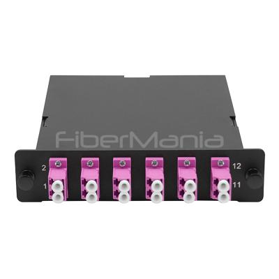 Cina Cassetta in fibra ottica MPO/MTP 6 LC Duplex 12 Core per protocolli 40/100 Gbps in vendita