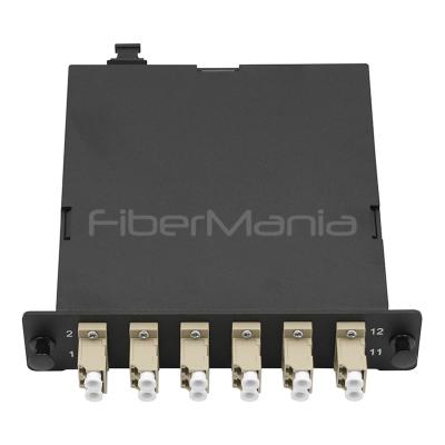 Китай Кассета модуля MTP-LC высокой плотности с 6 портами LC и керамическими гильзами из диоксида циркония для протоколов 40 и 100 Гбит/с продается