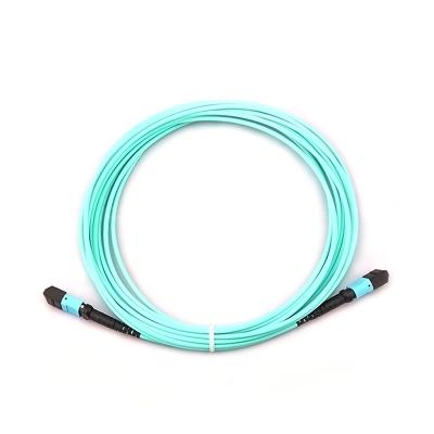 Cina Cavo tronco MPO personalizzato a 8/16/28/48/96 fibre con resistenza alla trazione 100N<1000N e pressione laterale 100(N/100mm)<1000(N/100mm) in vendita