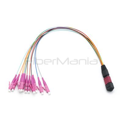 Китай Кабель-разветвитель MTP - LC MPO с волокном Corning ClearCurve® и функцией Plug and Play для высокой производительности продается