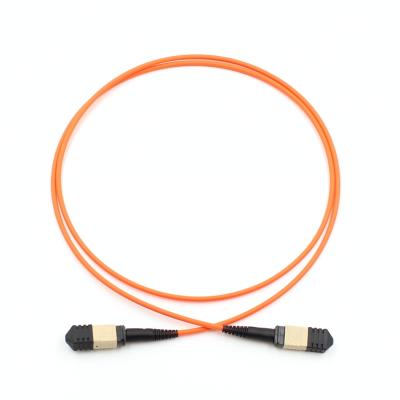China MTP Trunk Cable Assembly MPO Trunk Patch Cord with 0.35dB Max Loss 12/24/48/72 Fibers for 40/100G Ethernet Distance for sale