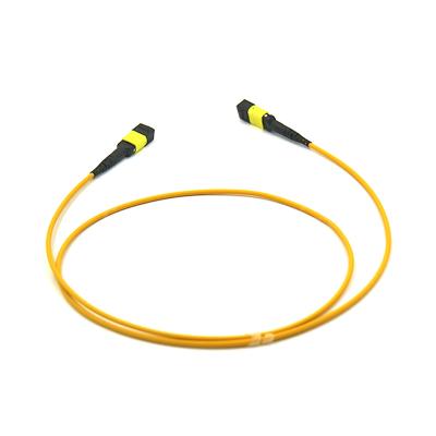 Китай MPO магистральный кабель, розетка-розетка, одномодовый (OS2), 12/24/48/72 волокна, максимальные потери 0.35 дБ продается