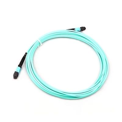 China MPO-MPO Fiber Patch Cord with 40/100G Ethernet Distance 150m at 850nm and 400m at 850nm MPO Cable Assembly for sale