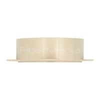 China White Half-Round Cable Spool 15-100mm for Fiber Patch Panel ODF Management for sale
