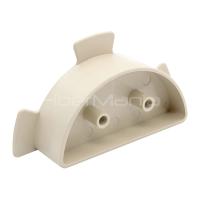 China White Half-Round Cable Spool 15-100mm for Fiber Patch Panel ODF Management for sale